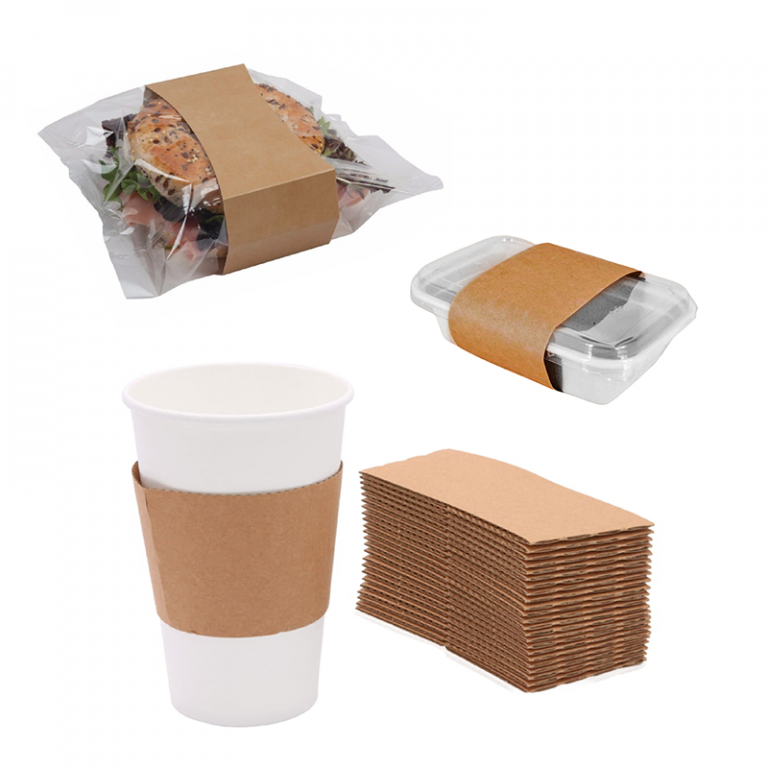 Biodegradable Brown Paper Sleeve - BIOGreen Singapore